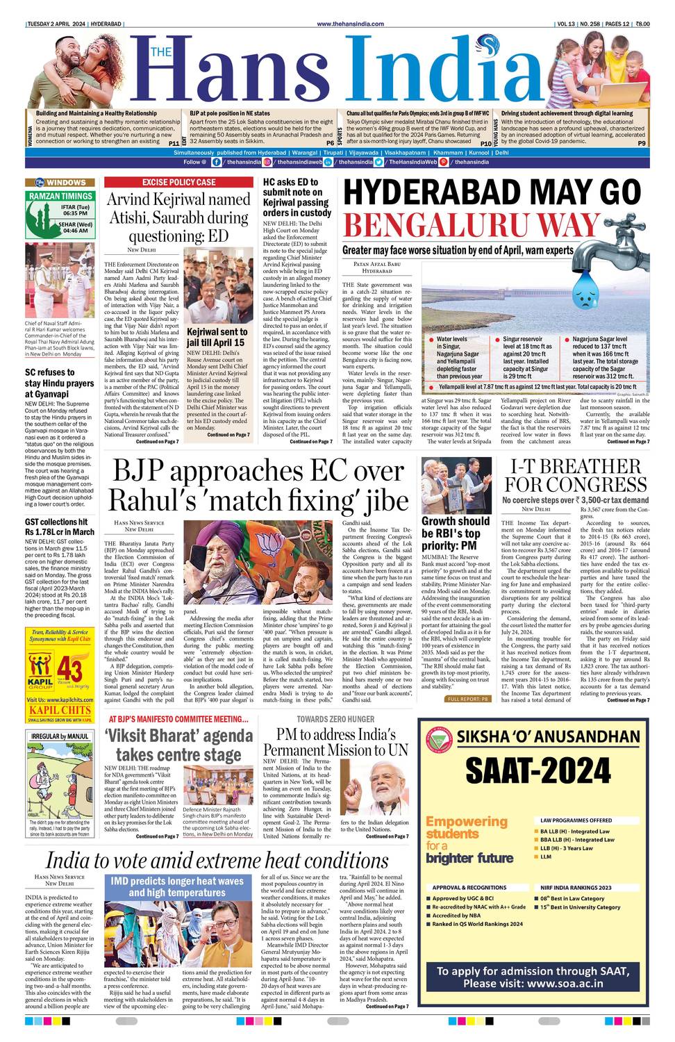 ePaper - HansIndia